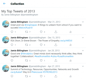 My Top Tweets of 2013 – jamie billingham